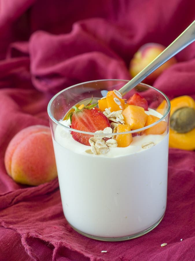 Yogurt stock photo. Image of spoon, healthy, freshness - 14953536
