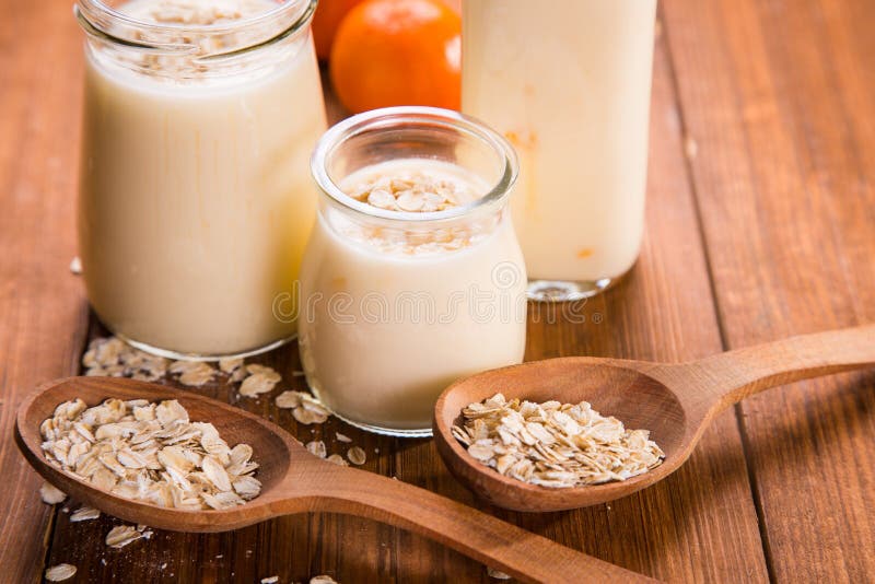 Yogurt with flakes stock photo. Image of bowl, fruit - 66923428