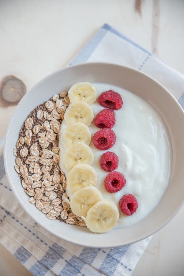 Yogurt with fresh fruit stock photo. Image of organic - 81911368