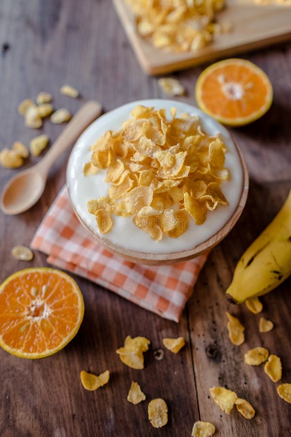 Yogurt stock image. Image of food, space, white, muesli - 87796871