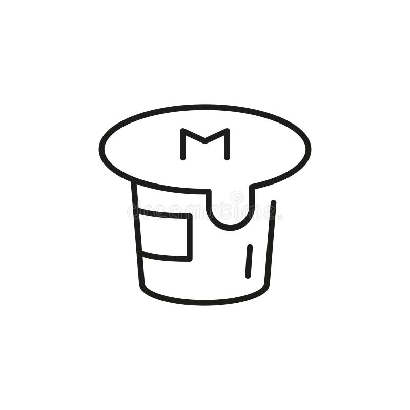 Yogurt Icon stock vector. Illustration of milk, icon - 320272239