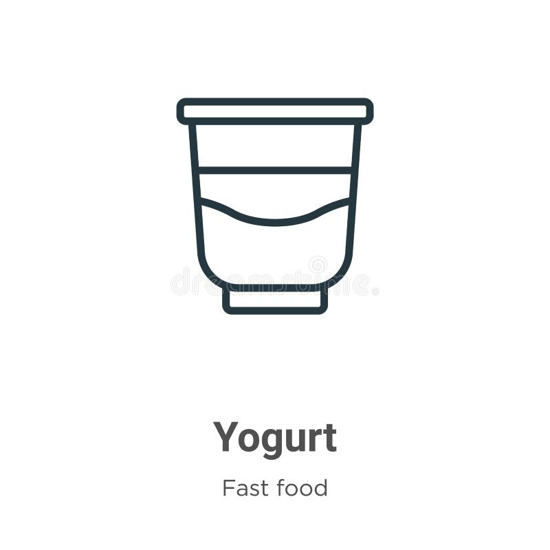 Outline Mayonnaise Vector Icon. Isolated Black Simple Line Element ...