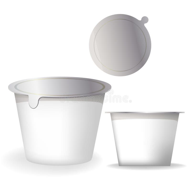 Yogurt packaging boxes stock vector. Illustration of package - 21189471