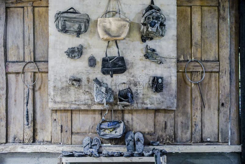 House after the Eruption of Volcano Merapi in 2010 Editorial Stock ...