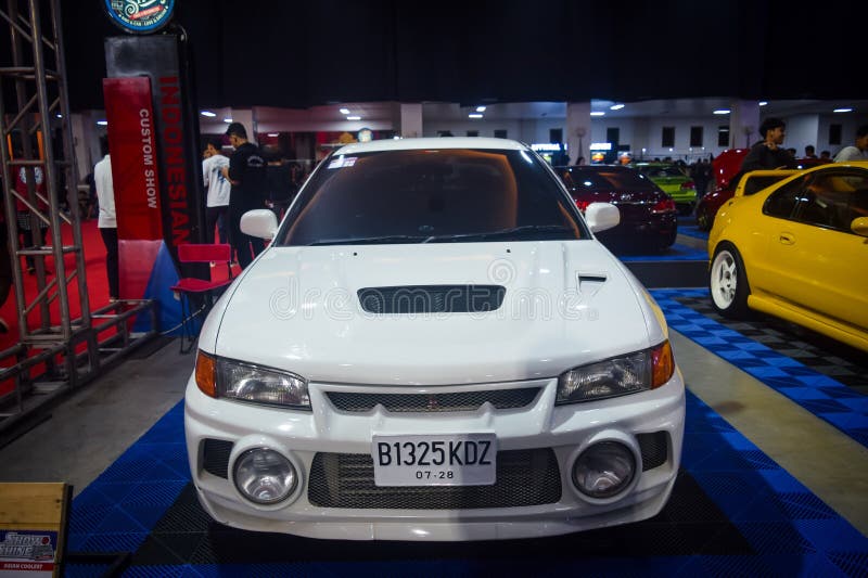 Mitsubishi Lancer Evolution IX Parked Next To Subaru WRX STI Editorial ...