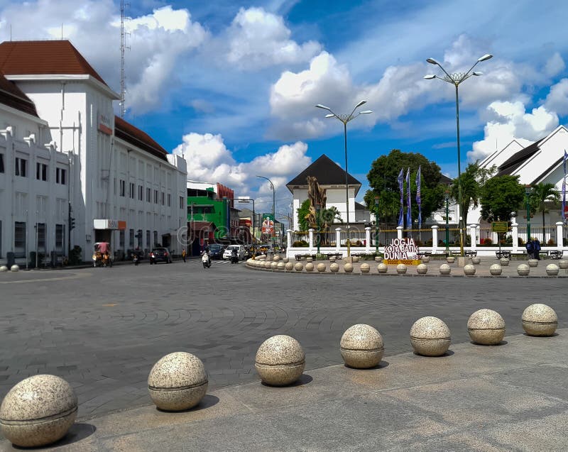 Yogyakarta, Indonesia - January 12,2023 : Traffic Activity at the Zero ...