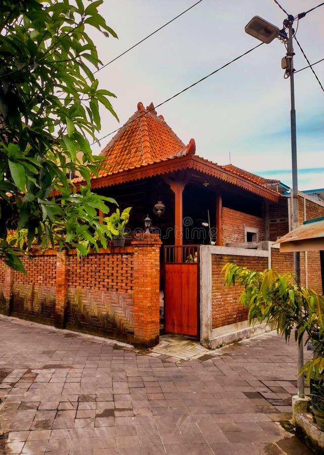 Yogyakarta Indonesia Old Model House Stock Image - Image of town ...
