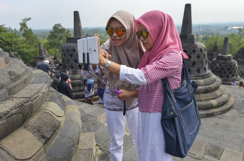 Yogyakarta, Java, Indonesia Editorial Stock Photo - Image of borobudur ...