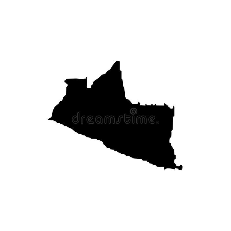 Yogyakarta map icon stock vector. Illustration of white - 328558480