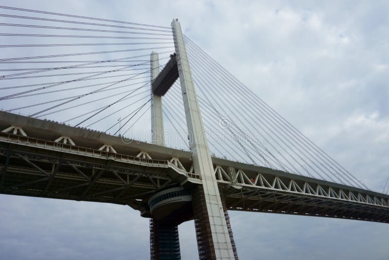 Yokohama Bay Bridge is an 860 Metres Cable Stayed Bridge in Yokohama ...