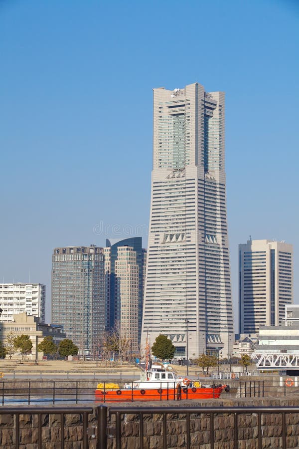 Yokohama Bay side stock photo. Image of port, cityscape - 30531456