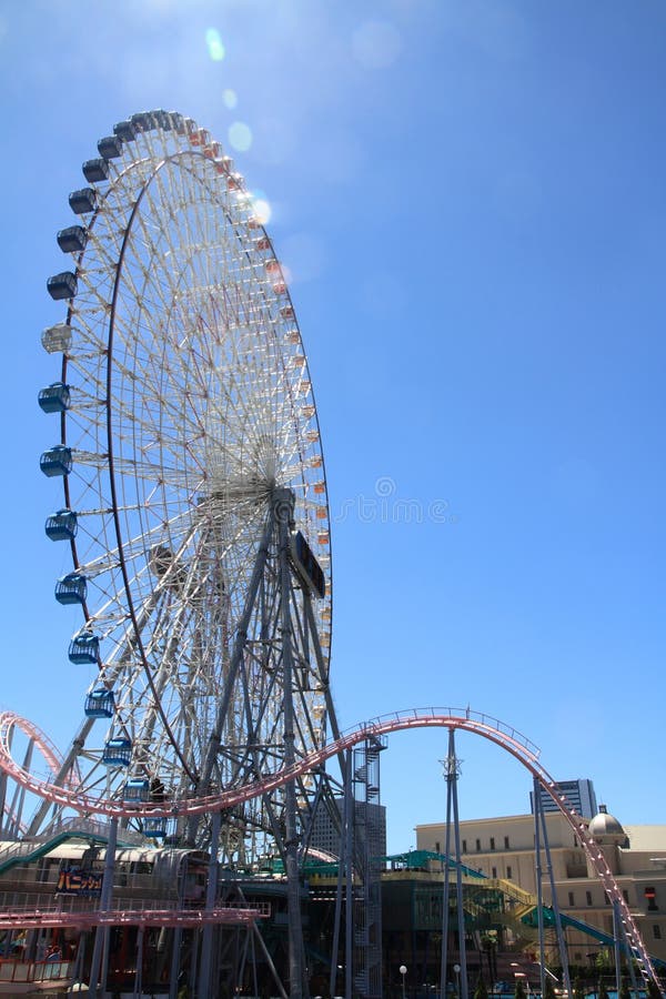 Yokohama cosmo world stock image. Image of field, blue - 56777481