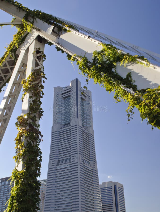 Yokohama Landmark Tower stock image. Image of downtown - 18959177