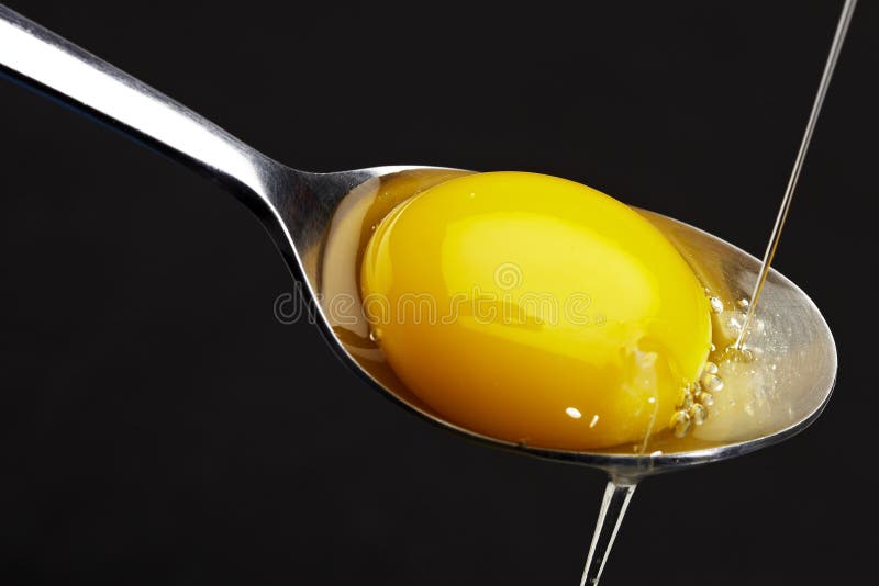 Yolk and Protein Seperating Stock Image - Image of ingredient ...