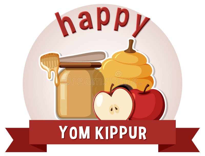 Yom Kippur Jewish day stock vector. Illustration of traditional - 275495005