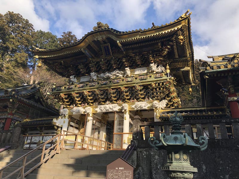 Yomeimon Gate stock image. Image of shrine, buddhism - 136599175