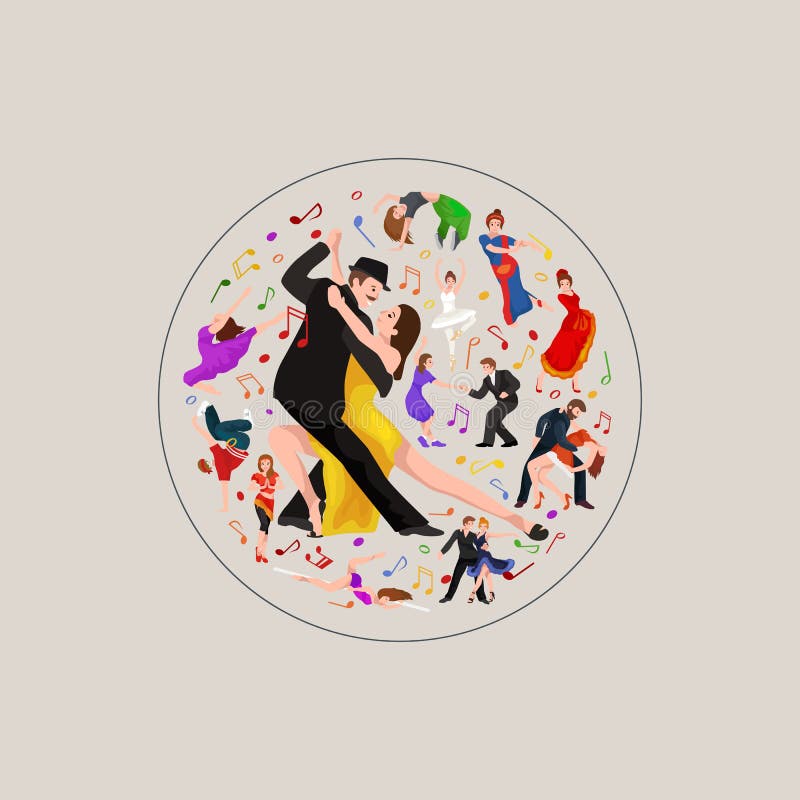 Yong Couple Man And Woman Dancing Tango With Passion Tango Dancers