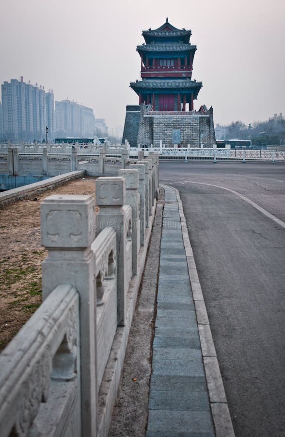 Yongdingmen gate stock photo. Image of street, dongcheng - 37213364