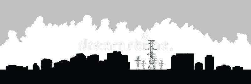 Yonge et Finch Toronto illustration stock. Illustration of horizon ...