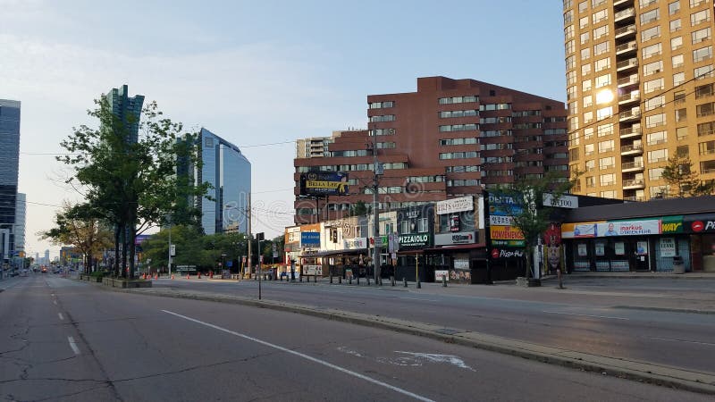 Yonge Street View in North York Editorial Stock Image - Image of ...