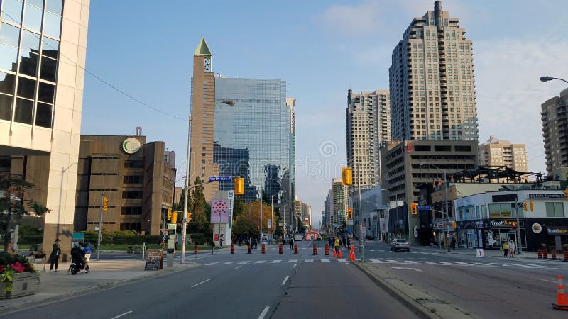 Yonge Street View in North York Editorial Image - Image of central ...