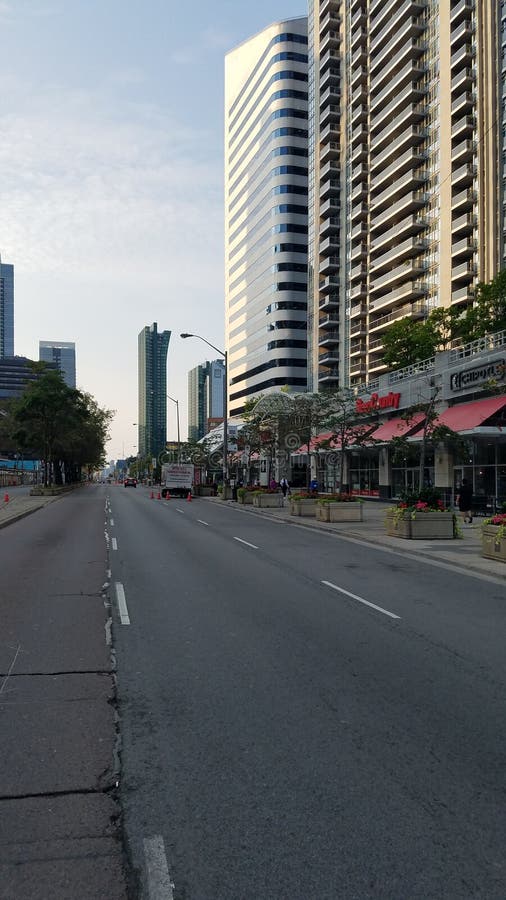 Yonge Street View in North York Editorial Stock Image - Image of ...