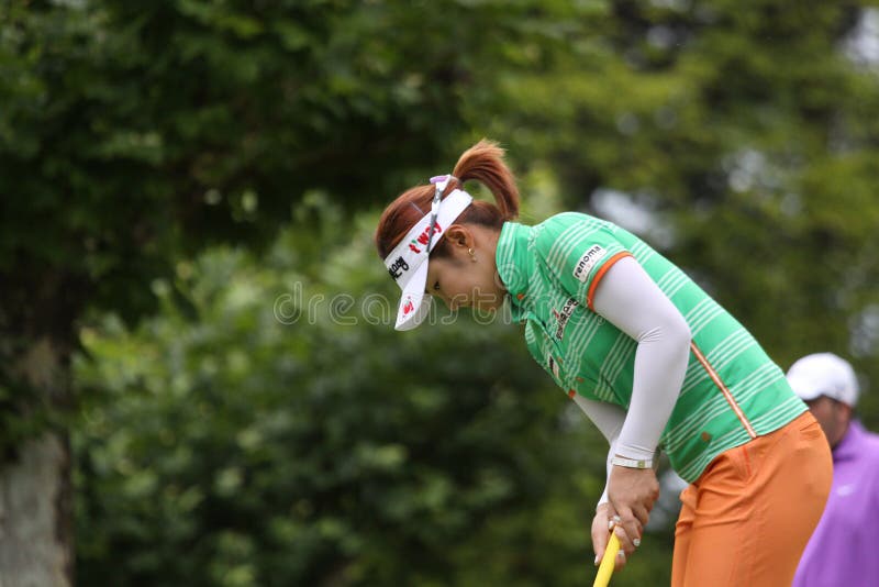 Yoon Seul a (KOR) Evian Masters 2011 Editorial Stock Photo - Image of ...
