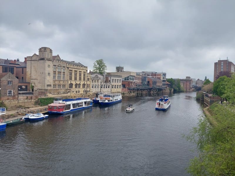 York City Centre River Ouse View England UK Editorial Photo - Image of ...