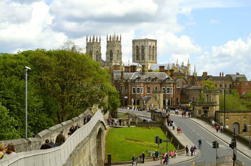 York City Centre Viewed from York City Wall Editorial Photography ...