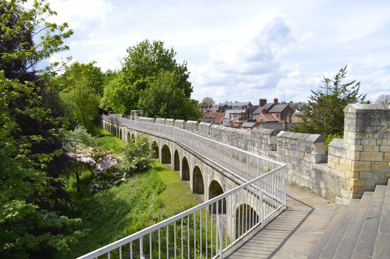 York City Roman wall stock photo. Image of england, walkway - 71824808