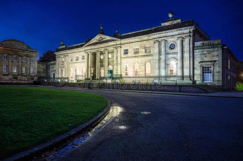 York Crown Court at Night, England, UK Stock Image - Image of castle ...