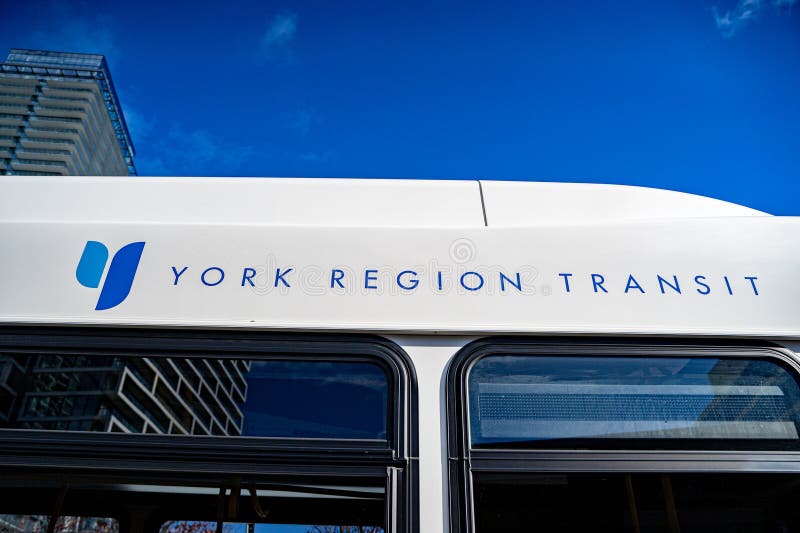 York Region Transit Bus at the Bus Terminal. Editorial Photography - Image of transport, vaughan ...