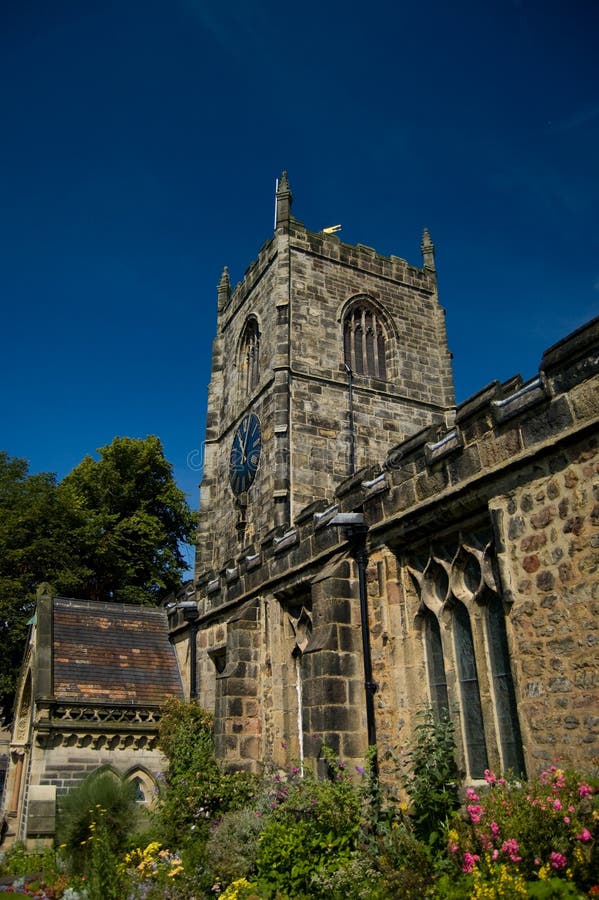 A yorkshire church stock photo. Image of england, flowers - 6308066