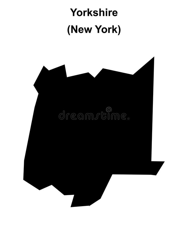 Yorkshire Outline Map Stock Illustrations – 528 Yorkshire Outline Map ...