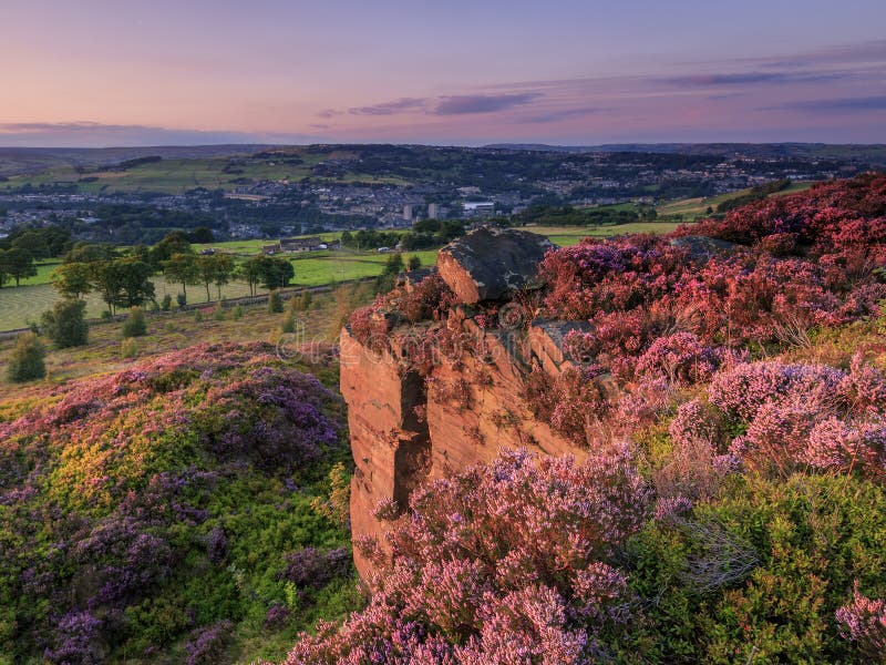 Yorkshire Sunset stock photo. Image of colorful, norland - 66508562
