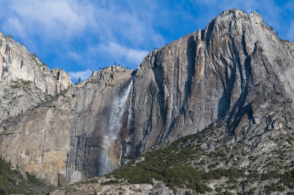 Yosemite Falls stock photo. Image of upper, national - 12612090