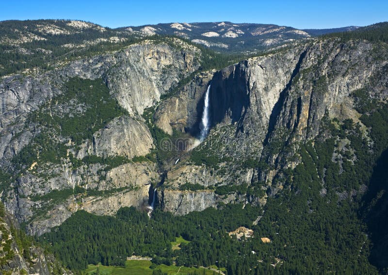 Yosemite Falls in the Winter Stock Photo - Image of vacation ...