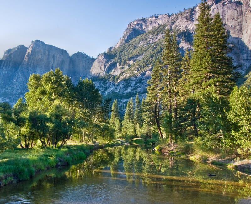 Yosemite Landscape stock image. Image of water, outdoors - 3023579