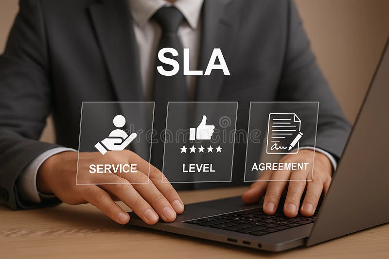 SLA - Service Level Agreement Concept: Track Service Performance and ...