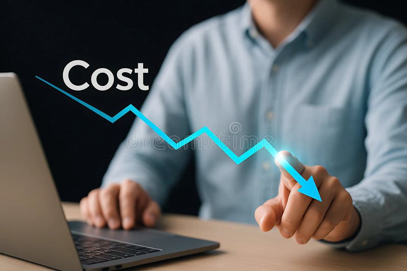 Decreasing Costs, Price Trend Graphics, Users Adjust Business Figures ...