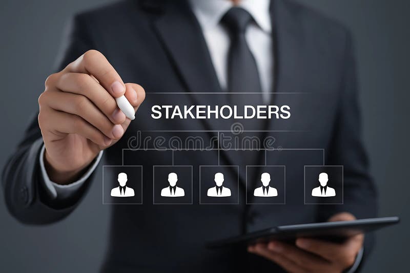 Effective Stakeholder Management in Business Stock Illustration ...