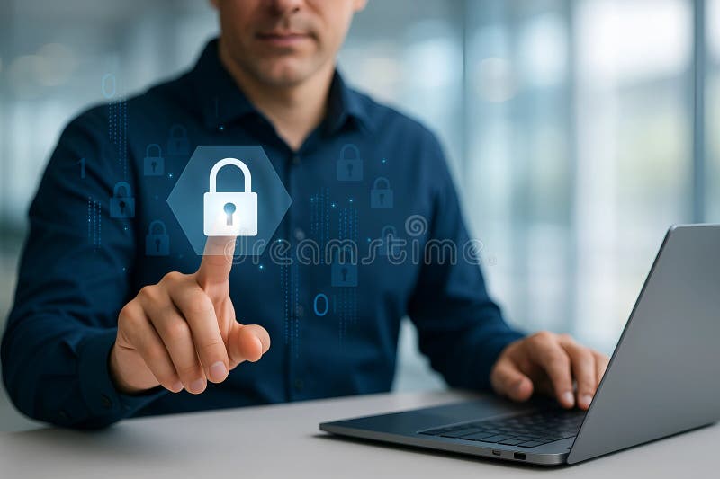 Securing Digital Data: Unlocking Protection with Advanced Cybersecurity Solutions Stock ...