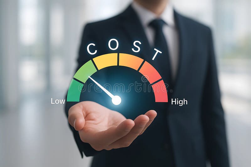 Businessman Demonstrates Low-Cost Strategy with Gauge Meter – Smart ...
