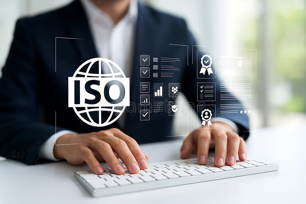 ISO Certification and Quality Management System Concept with Business ...