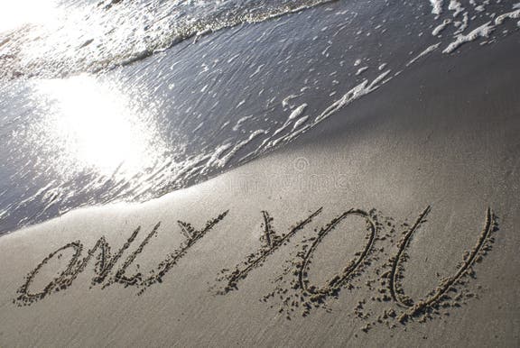 Only you stock image. Image of love, text, surprise, sunshine - 4159075