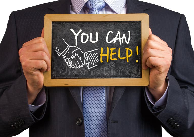 You can help stock image. Image of help, business, request - 52796707