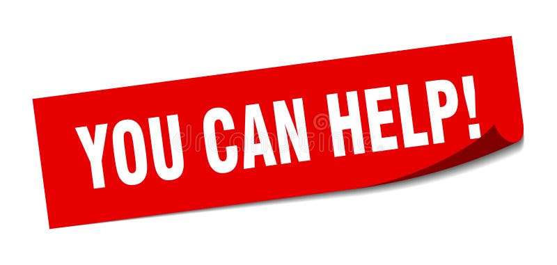 We can help sign stock illustration. Illustration of angle - 26703464