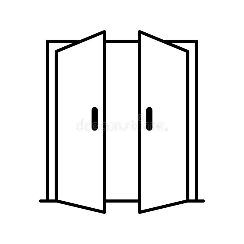 Double Door Clip Art