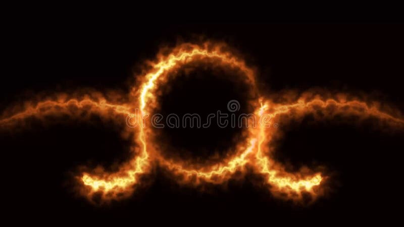 Rotating Fire Circle Effect Green Screen Background Stock Video - Video ...