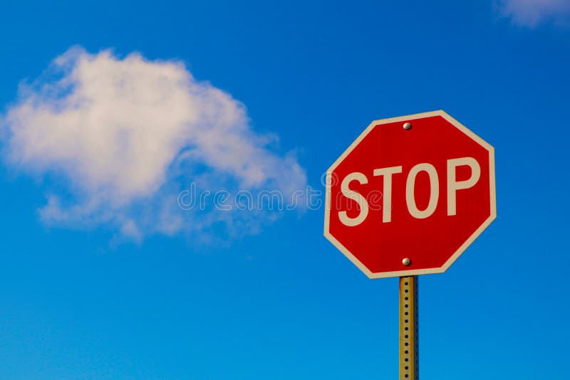 Stop sign. stock image. Image of looking, outlet, scotia - 189733395